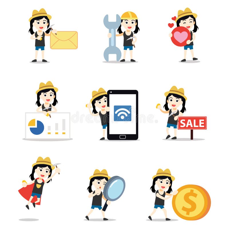 Gold Digger Tools Stock Illustrations – 136 Gold Digger Tools Stock ...
