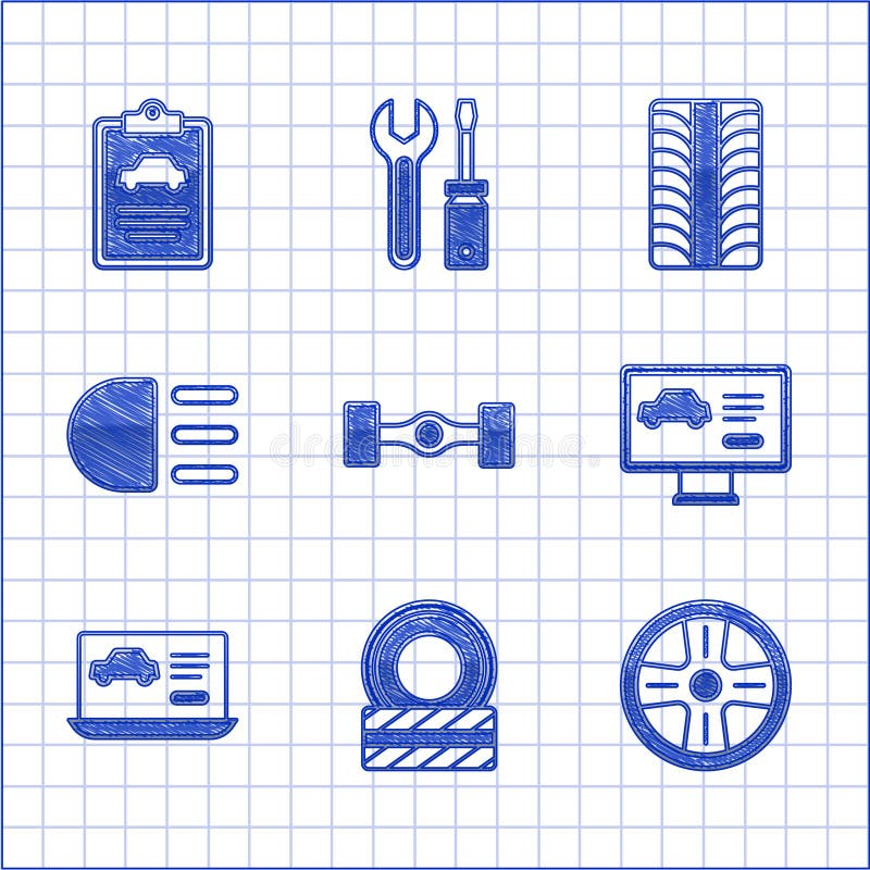 Set Chassis Car, Car Tire Wheel, Alloy, Diagnostics Condition of, High ... Set Chassis Car, Car Tire Wheel, Alloy, Diagnostics Condition of, High ...