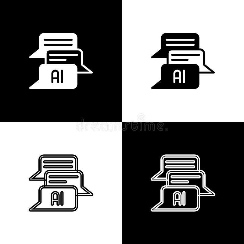 Chatbot Icon Vector Black Stock Illustrations – 984 Chatbot Icon Vector ...