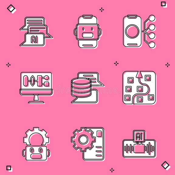 Set Chat Bot, Neural Network, Algorithm, Server, Data, Robot Setting ...