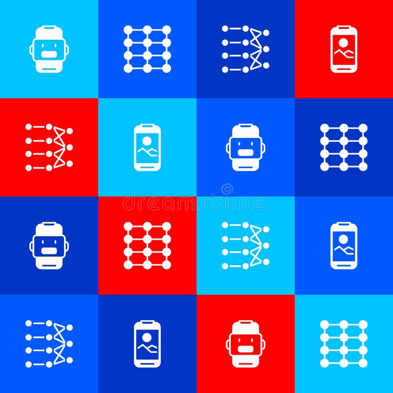 Set Chat Bot, Neural Network, and Mobile Phone Icon. Vector Stock ... Set Chat Bot, Neural Network, and Mobile Phone Icon. Vector Stock ...