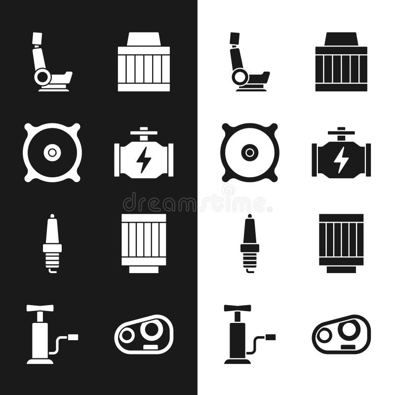 Set Check Engine, Car Audio Speaker, Seat, Air Filter, Spark Plug ... Set Check Engine, Car Audio Speaker, Seat, Air Filter, Spark Plug ...