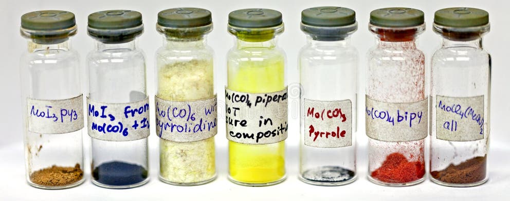 The Set of Chemical Complexes Stock Photo - Image of industrial ...