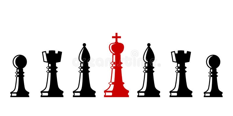Leadership Symbol Chess Figures Stock Illustrations – 314 Leadership ...