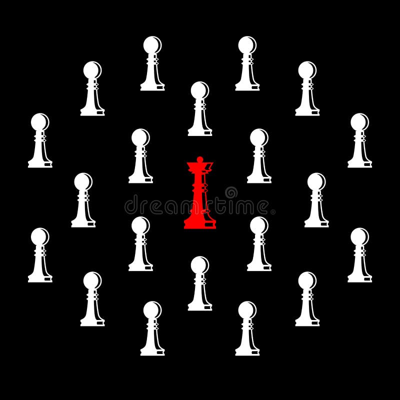 Leadership Symbol Chess Figures Stock Illustrations – 314 Leadership ...