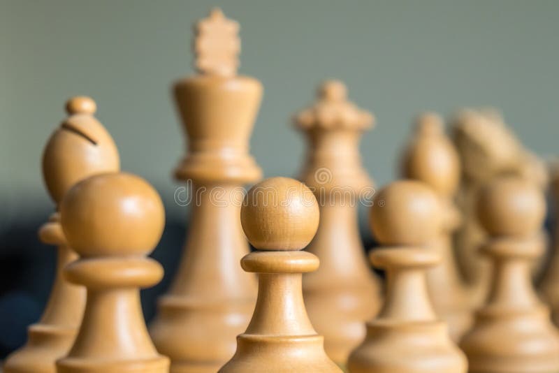 Set of Chess Figures on the Playing Board Stock Photo - Image of ...