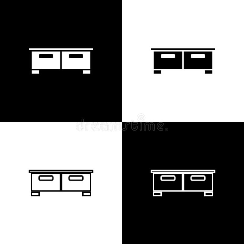 Chest Drawers Black White Stock Illustrations – 1,025 Chest Drawers ...