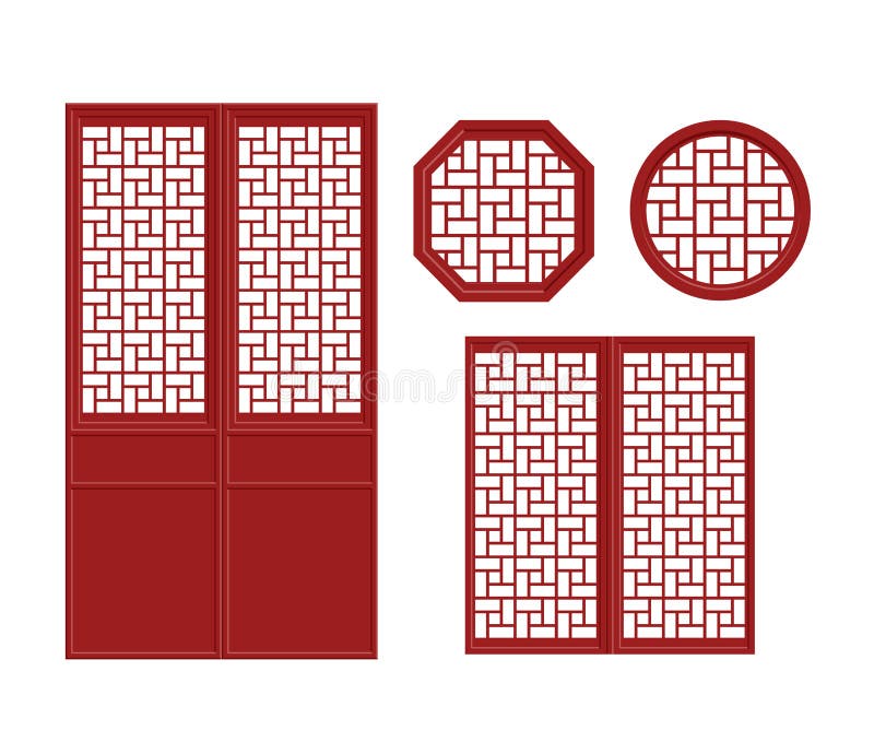 Chinese Windows Stock Illustrations – 381 Chinese Windows Stock ...