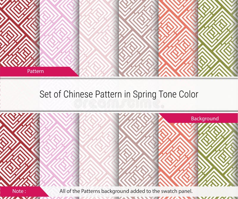 Two-tone Modular Indian Fabric Texture Stock Illustration ...