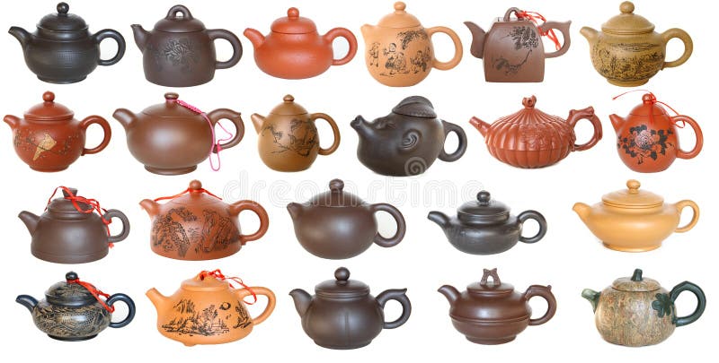 Chinese Teapots stock photo. Image of brown, multiples - 338014
