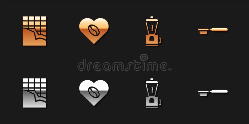 Set Chocolate Bar, Coffee Lovers, Electric Coffee Grinder and Filter ...