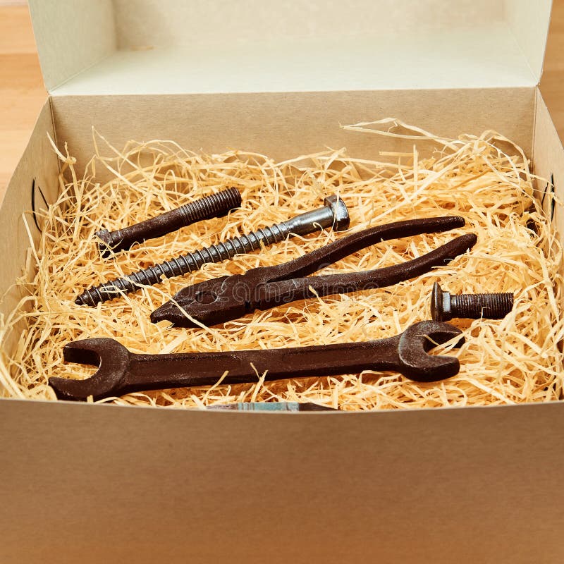 Set of chocolate tools stock image. Image of wood, design - 194485145