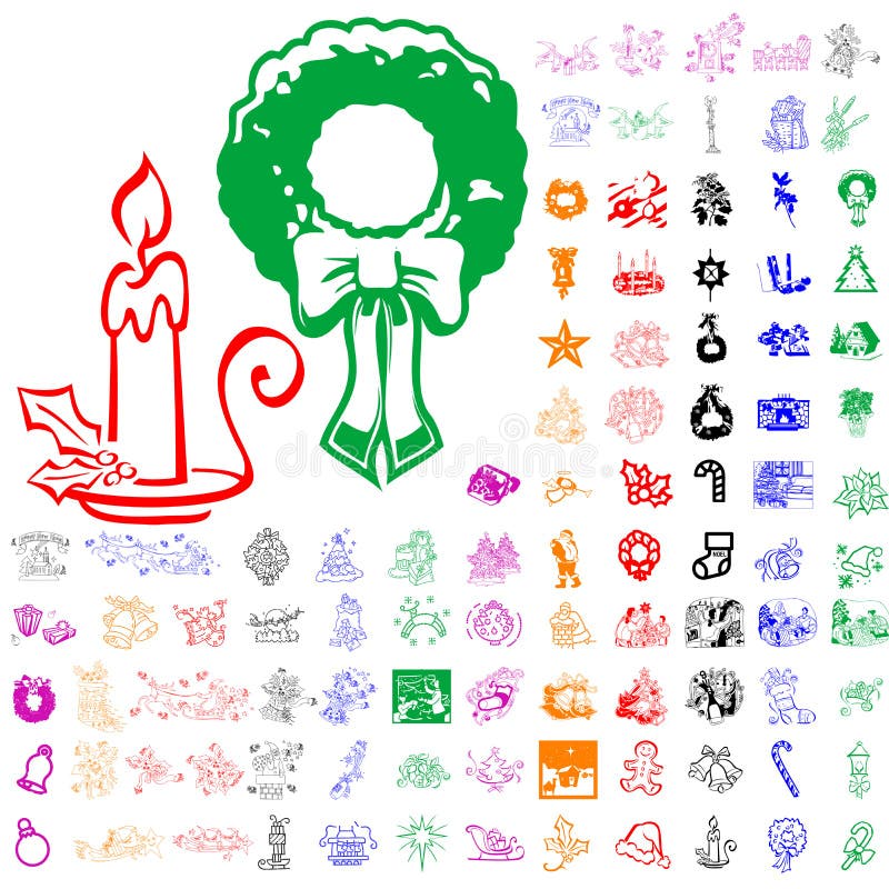 Christmas Shop, Sketch Drawing for Your Design Stock Vector ...