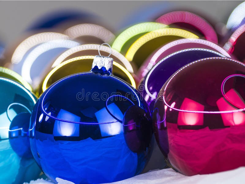 Christmas spheres stock image. Image of decorative, white - 105582811