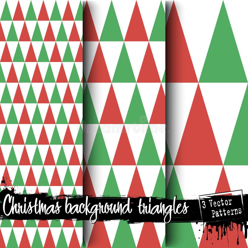 Christmas Triangle Fir Tree. Stock Vector - Illustration of abstraction ...