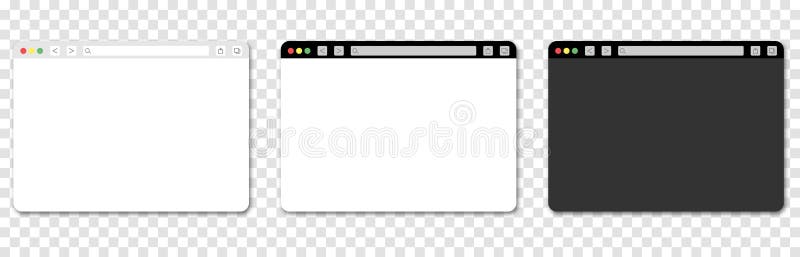 Chrome Browser Window Vector Clipart