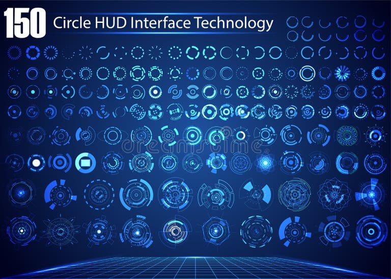 Futuristic Graphic Elements Stock Illustrations – 210,094 Futuristic ...