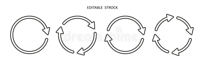 Set of Circle Arrow Vector Icons. Recycling Icon. Circular Arrows ... Set of Circle Arrow Vector Icons. Recycling Icon. Circular Arrows ...