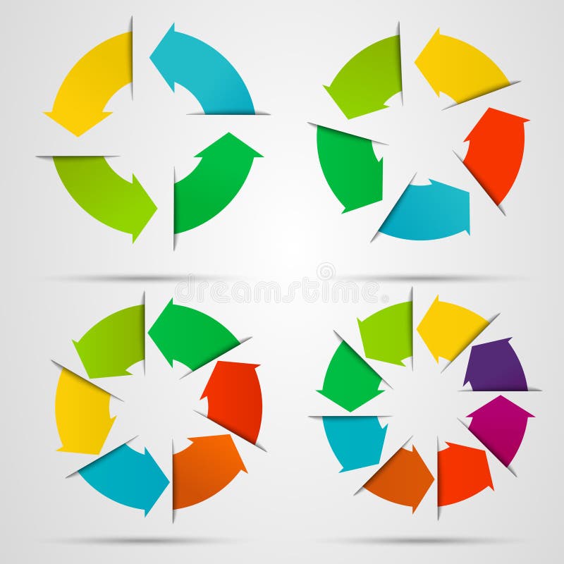 Vector Circle Arrows Infographic, Cycle Diagram, Graph, Presentation ...