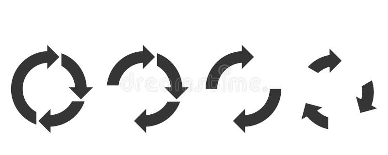 Circle arrows - vector stock illustration. Illustration of icon - 162380937 Circle arrows - vector stock illustration. Illustration of icon - 162380937