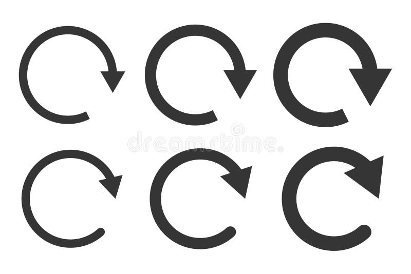 Circle arrows - vector stock illustration. Illustration of fast - 162382428