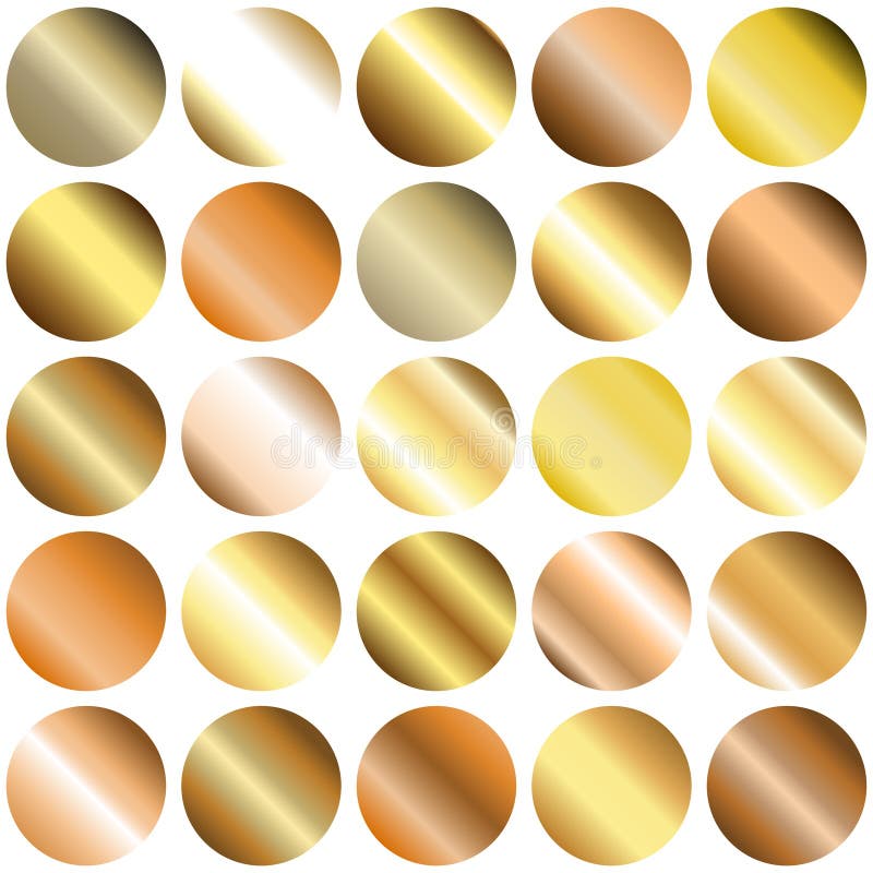 Gold circle stock vector. Illustration of contemporary - 42796533