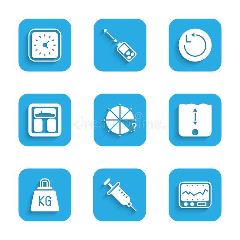 Set Circle of Pieces, Syringe, Measuring Instrument, Depth Measurement ... Set Circle of Pieces, Syringe, Measuring Instrument, Depth Measurement ...