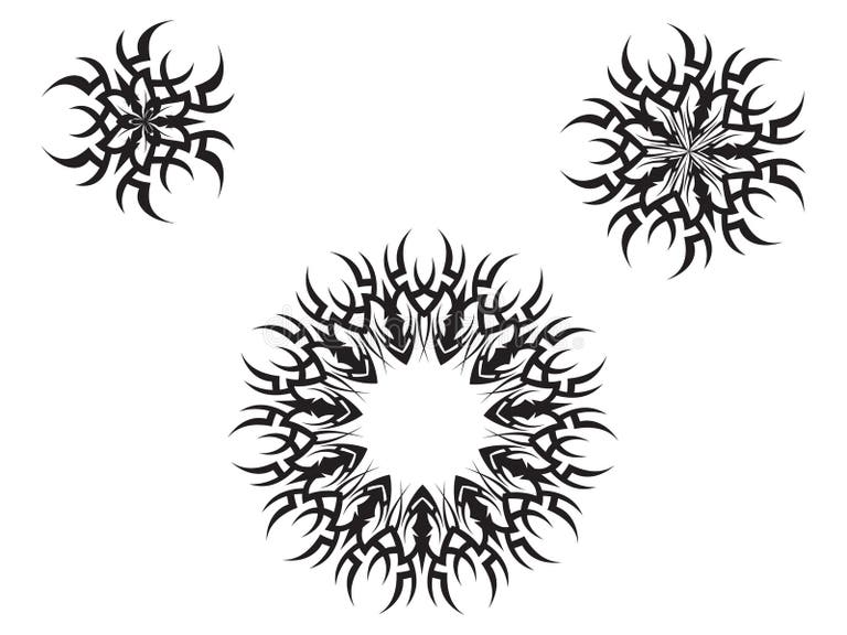 Tribal Tattoo Circle Stock Illustrations – 46,843 Tribal Tattoo Circle ...