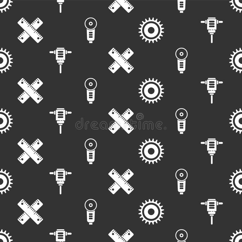 Set Circular Saw Blade, Electric Rotary Hammer Drill, Crossed Ruler and ...