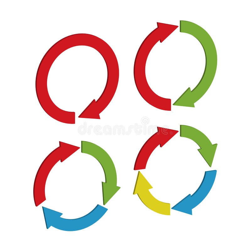 Three Circular Arrows Stock Illustrations – 1,212 Three Circular Arrows ...