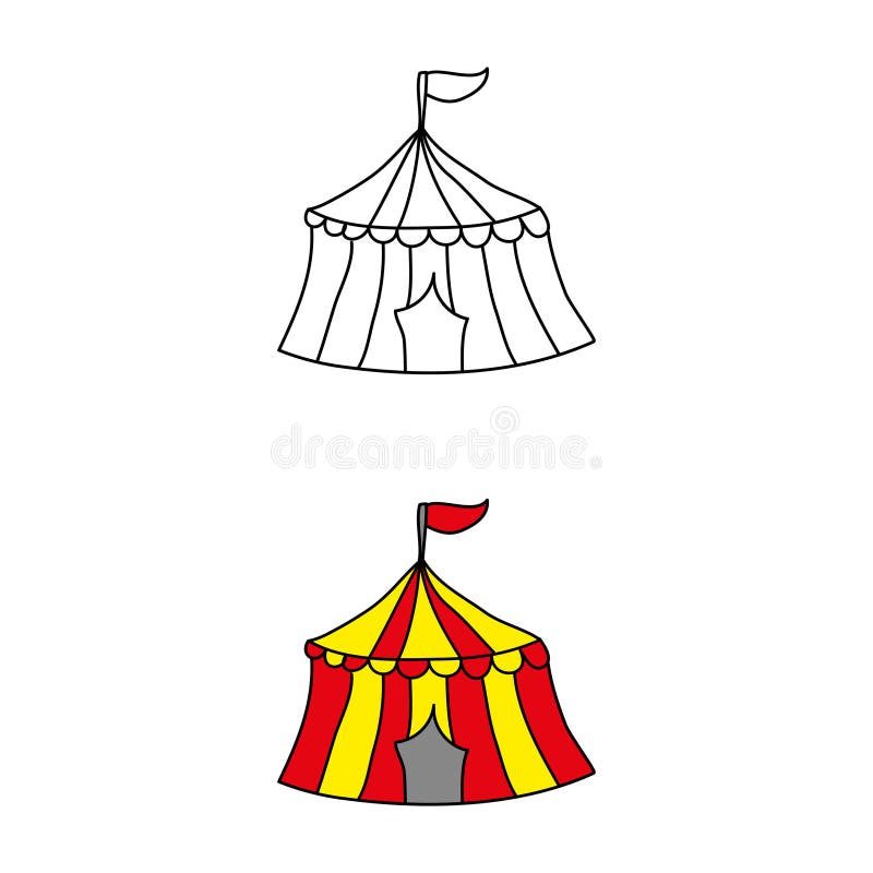 Circus 2 stock vector. Illustration of circus, outline - 317005934