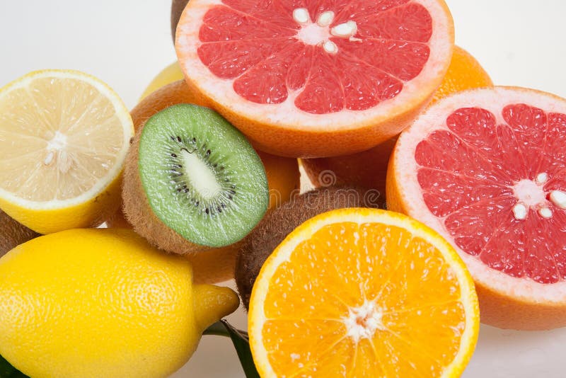Set of citrus fruits stock image. Image of studio, green - 146784699