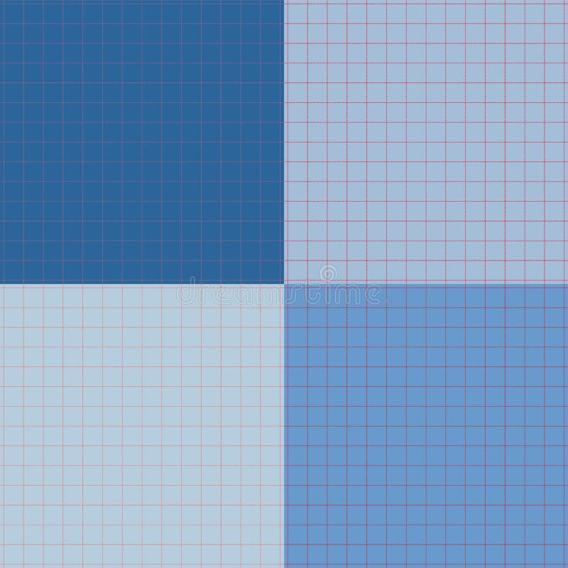 Square Grid Pattern Standard Blue School Notebook Sheet Paper Art Blue ...