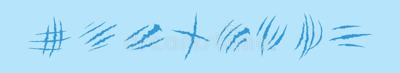 Blue Claw Scratch Stock Illustrations – 69 Blue Claw Scratch Stock ...