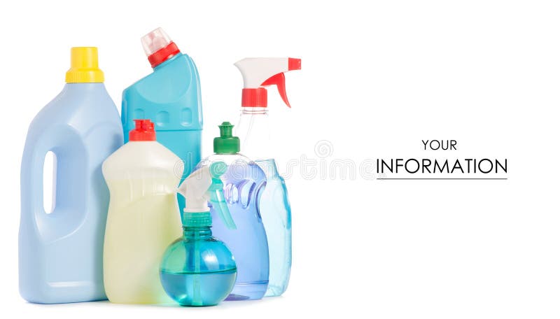 A Set of Cleaner for Cleaning Pattern Stock Image - Image of house ...