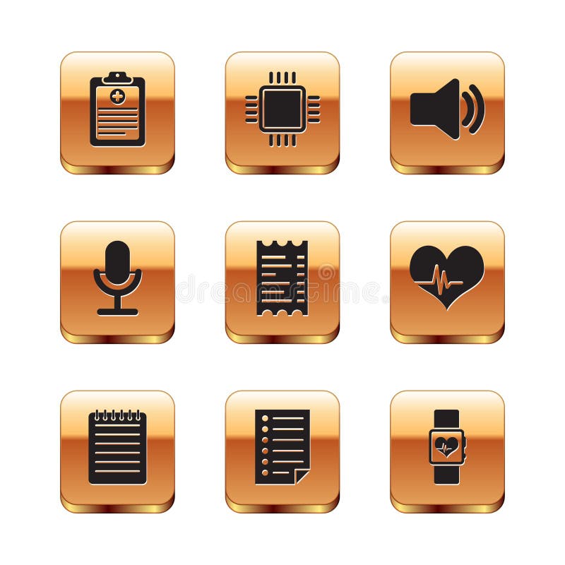 Set Clinical Record, Notebook, Document, Paper Financial Check ...