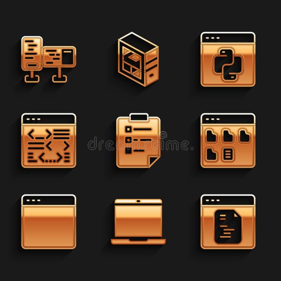 Set Clipboard with Checklist, Laptop, Software, Browser Files, Window ...