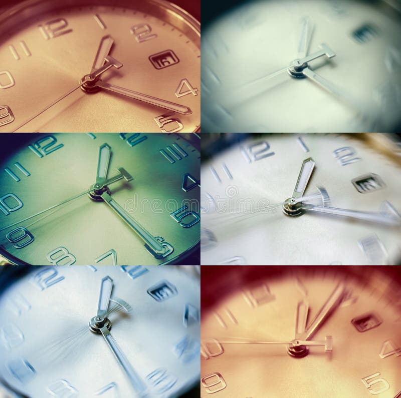 Set of clock stock photo. Image of second, dial, office - 79562828
