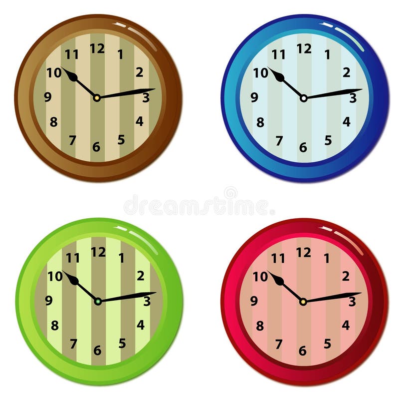 Telling the Time, What is the Time, Stock Vector - Illustration of nine ...