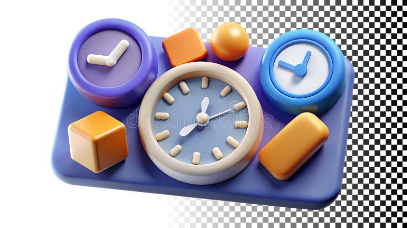 Clocks, Time Symbol for Schedule and Time Management Designs and ...