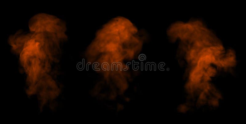 Brown Fog or Smoke Special Effect. Brown Cloudiness, Mist or Smog on ...