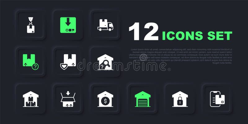 Set Closed Warehouse, Document Tracking Marker, Delivery Security with ...