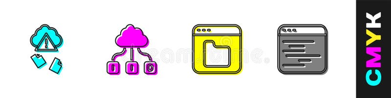 Set Cloud Hacking, Technology Data Transfer, Browser Files and Software ...