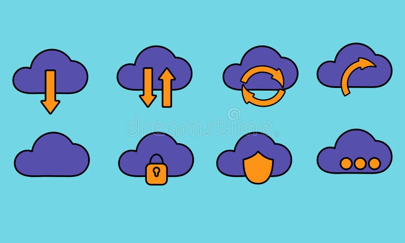 Loading Icons Collection. Set of Signs for Loading Bar Stock Vector ...