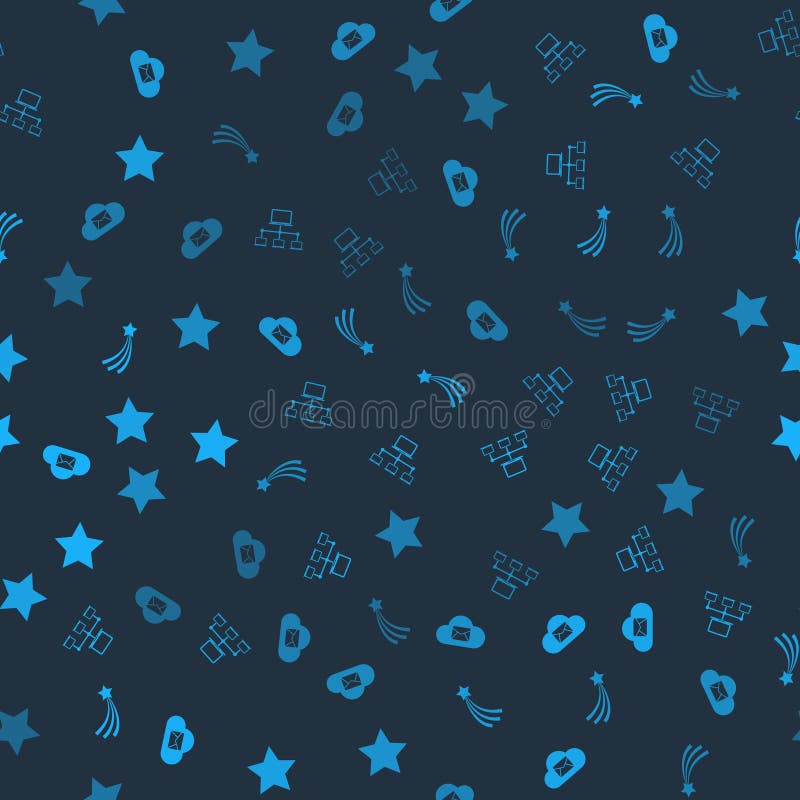 Set Cloud Mail Server, Computer Network, Falling Star and Star on ... Set Cloud Mail Server, Computer Network, Falling Star and Star on ...