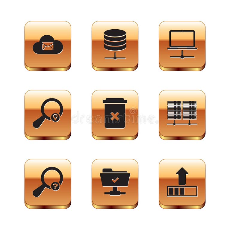 Set Cloud Mail Server, Unknown Search, FTP Operation Successful, Trash Can, Search Location and ...