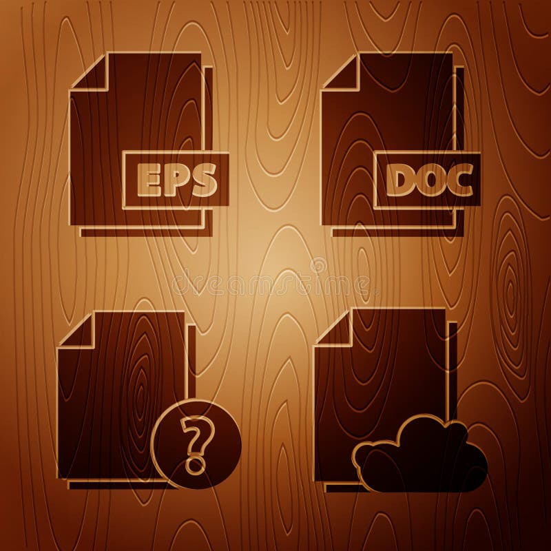 Set Cloud Storage Text Document, EPS File Document, Unknown Document ... Set Cloud Storage Text Document, EPS File Document, Unknown Document ...