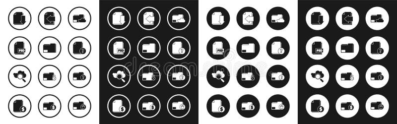 Set Cloud Storage Text Document Folder, Document, PSD File, with ... Set Cloud Storage Text Document Folder, Document, PSD File, with ...