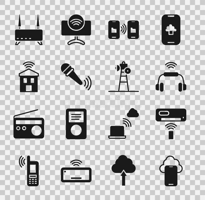 Set Cloud Technology Data, Air Conditioner, Smart Headphones System ... Set Cloud Technology Data, Air Conditioner, Smart Headphones System ...
