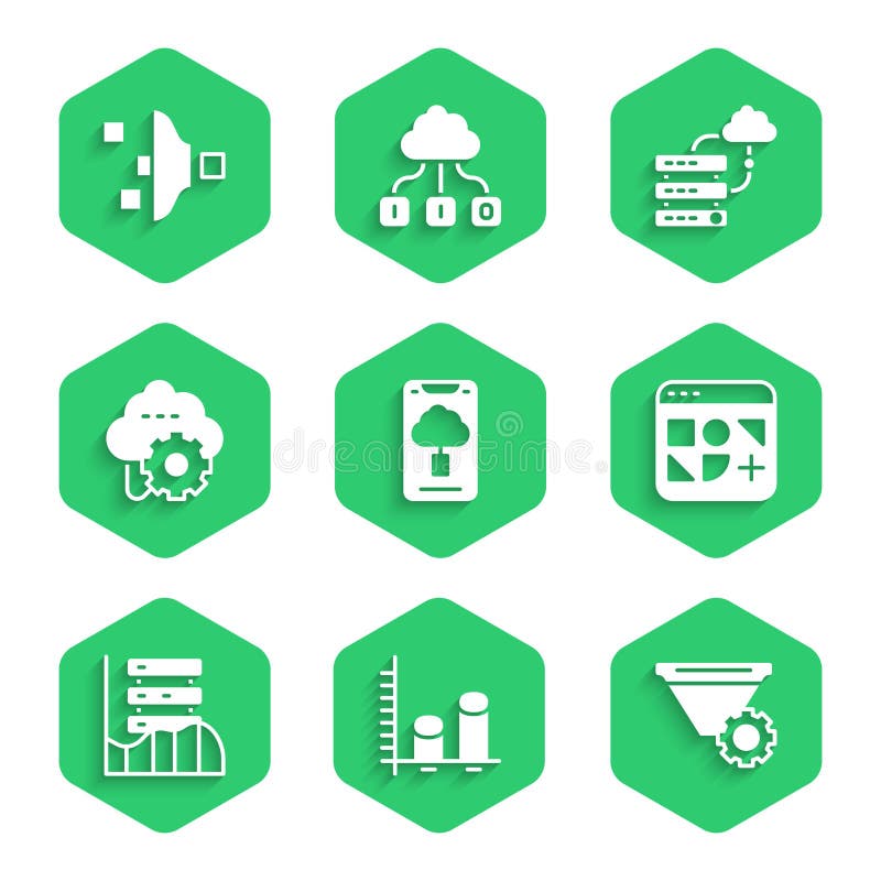 Set Cloud Technology Data Transfer, Data Analysis, Filter Setting, Different Files, Server, Data ...